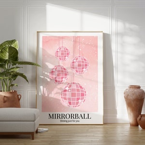 Mirrorball Folklore Poster | Printable Wall Art | Digital Download ...