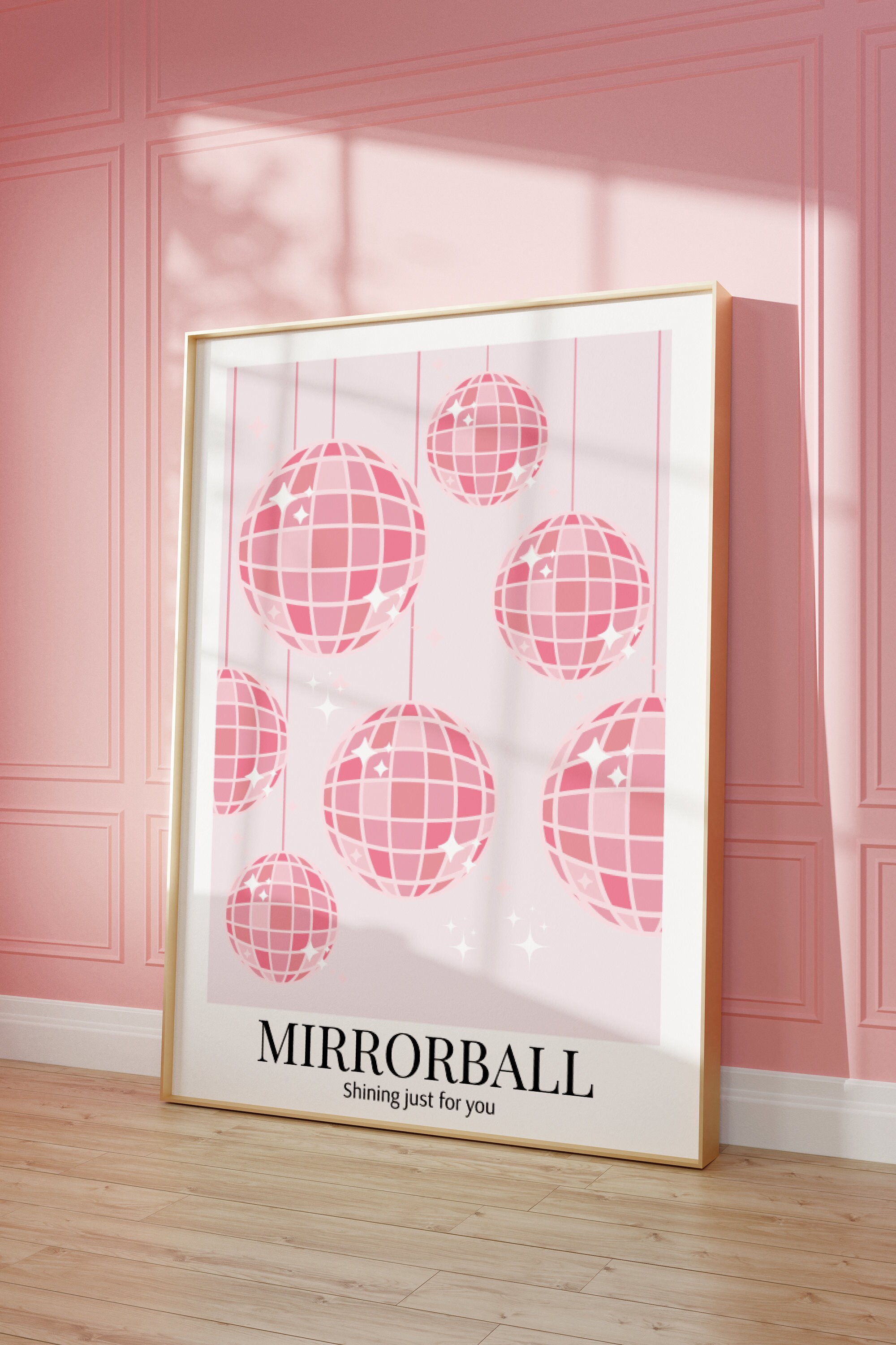 Mirrorball Poster Printable Wall Art Digital Download Print at Home ...