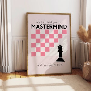 Mastermind Poster Printable Wall Art Subtle Swiftie Swiftie Decor ...