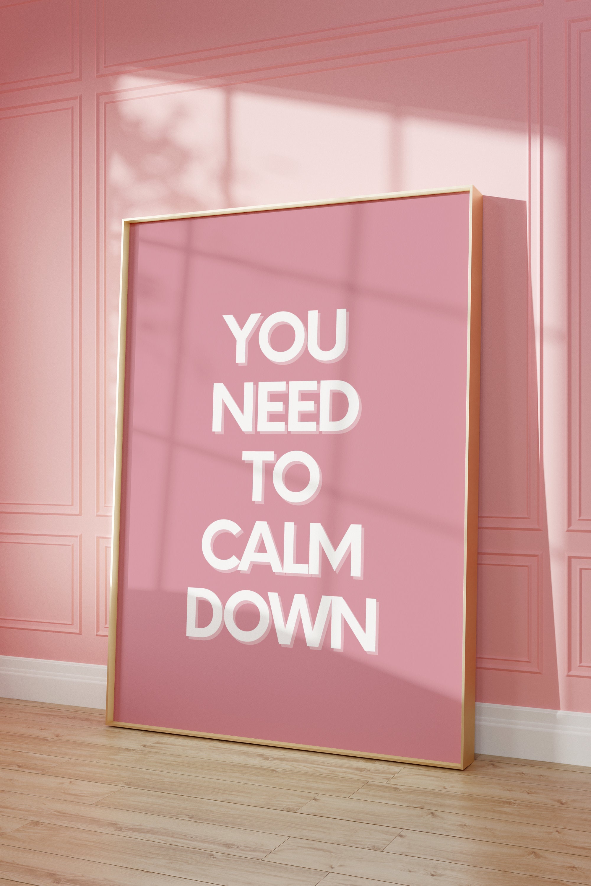 You Need to Calm Down Poster Printable Wall Art Subtle Swiftie Swiftie ...