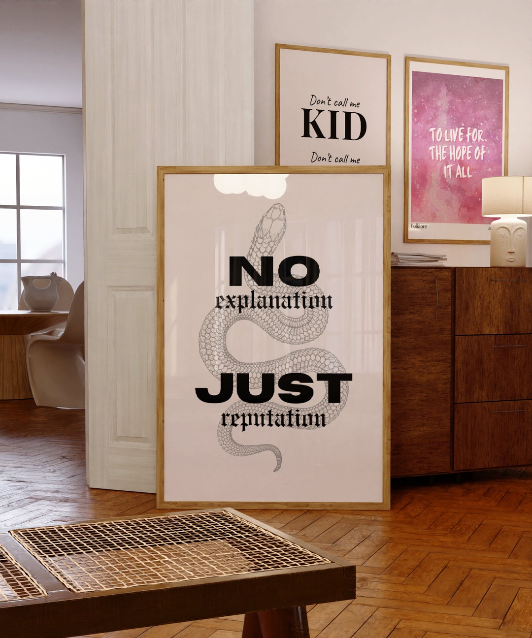 Reputation Poster | Printable Wall Art | Snake Dorm Decor | Digital ...