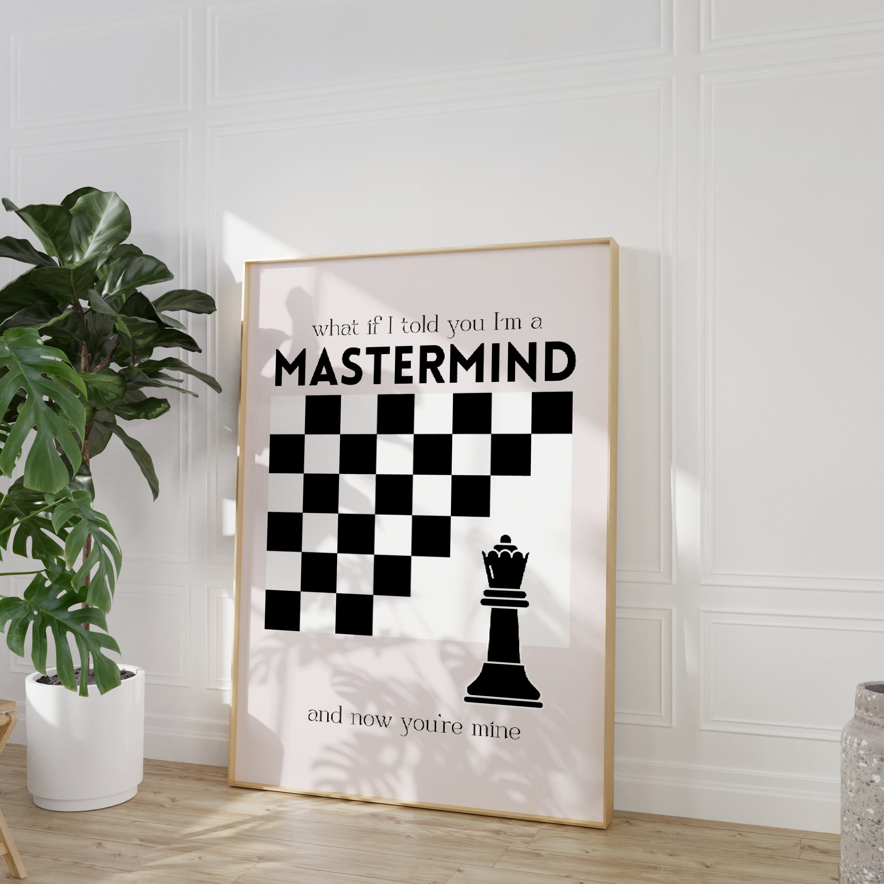 Mastermind Poster Printable Wall Art Subtle Swiftie Swiftie Decor ...