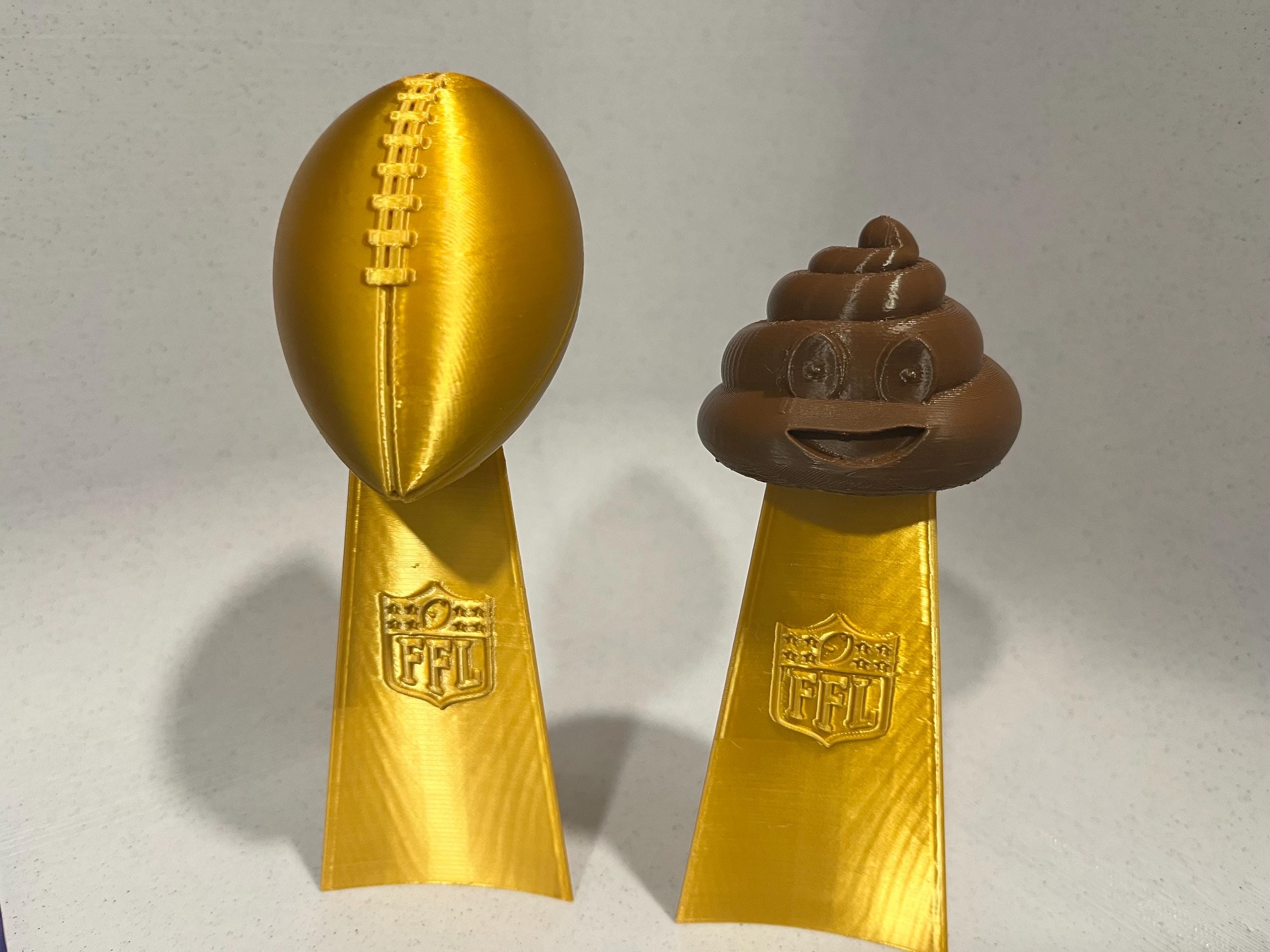 1st Place and Last Place Fantasy Football Mini Trophies - Etsy