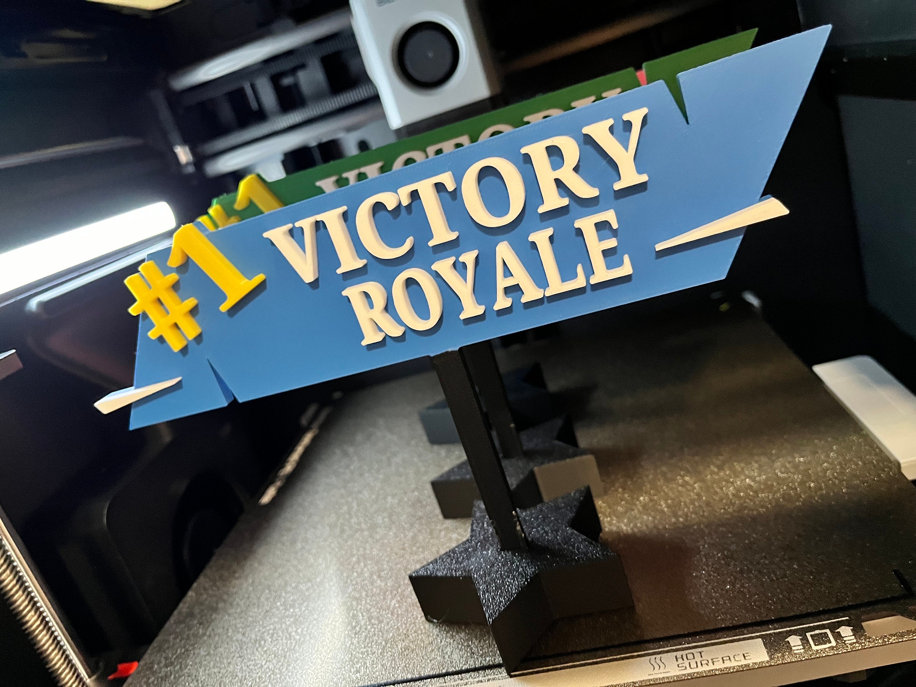 Victory Trophy Desk Trophy 6 Inches Tall Different Colors Available 3d ...