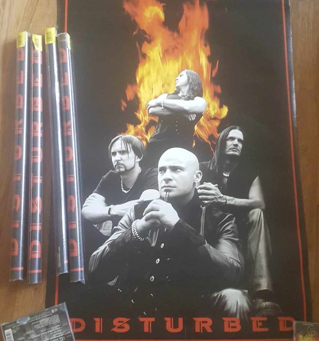 Vintage DISTURBED Poster. Still Factory Sealed - Etsy
