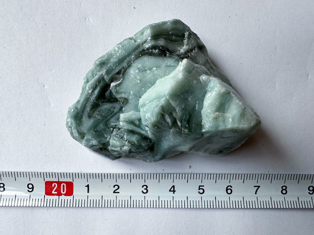 Green Layered Swirl Slag Glass Cullet Aquarium Landscape Garden - Etsy