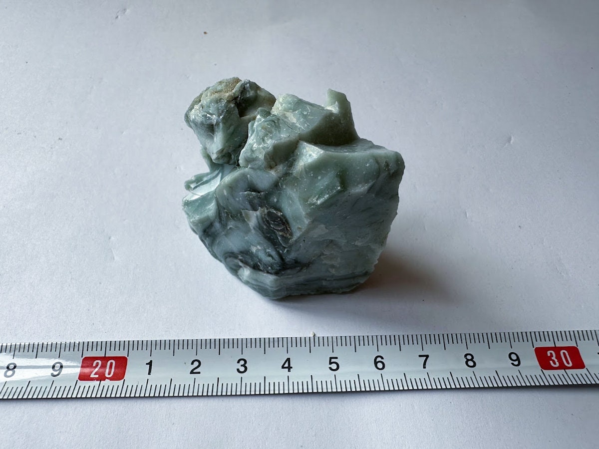 Multicolor Layered Milk Green Blue Swirl Slag Glass Cullet Landscape - Etsy