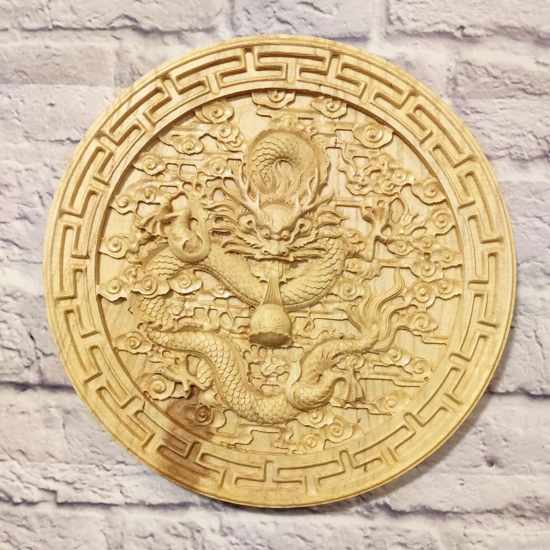 Coiled Dragon - Etsy