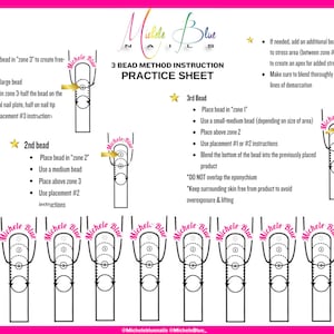 Acrylic Nail Practice Sheets - Etsy