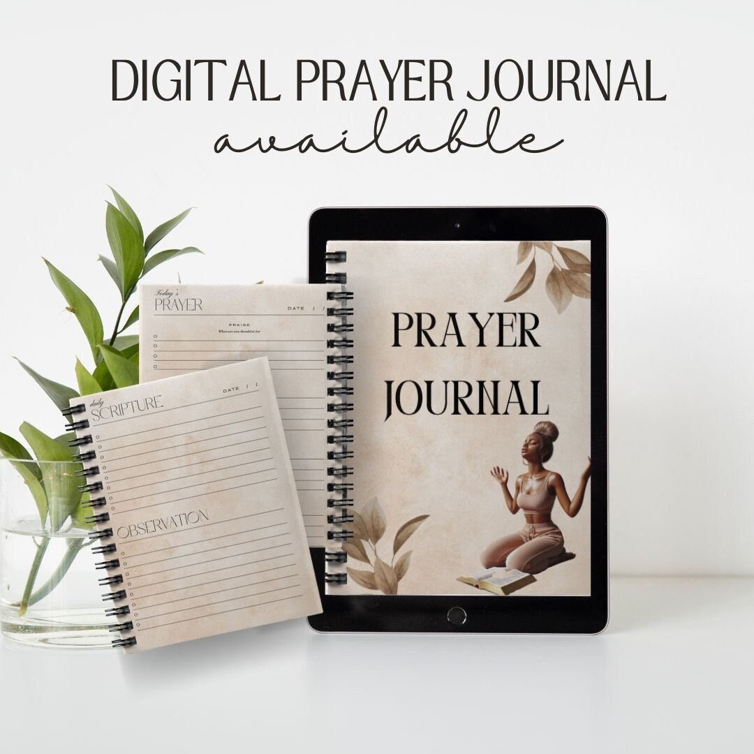 Bible/prayer Journal, Digital Prayer Journal, Digital Bible Study ...