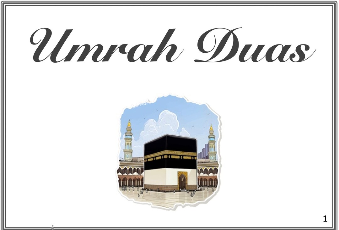 Umrah Duas, Umrah Flashcards Printable, Umrah Dua Cards, Umrah Digital ...