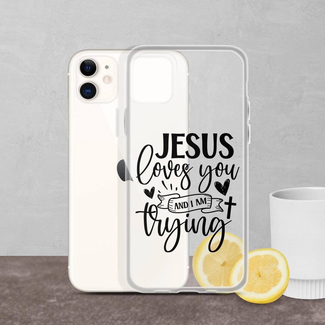 Jesus Loves You Clear Case for Iphone® - Etsy Australia
