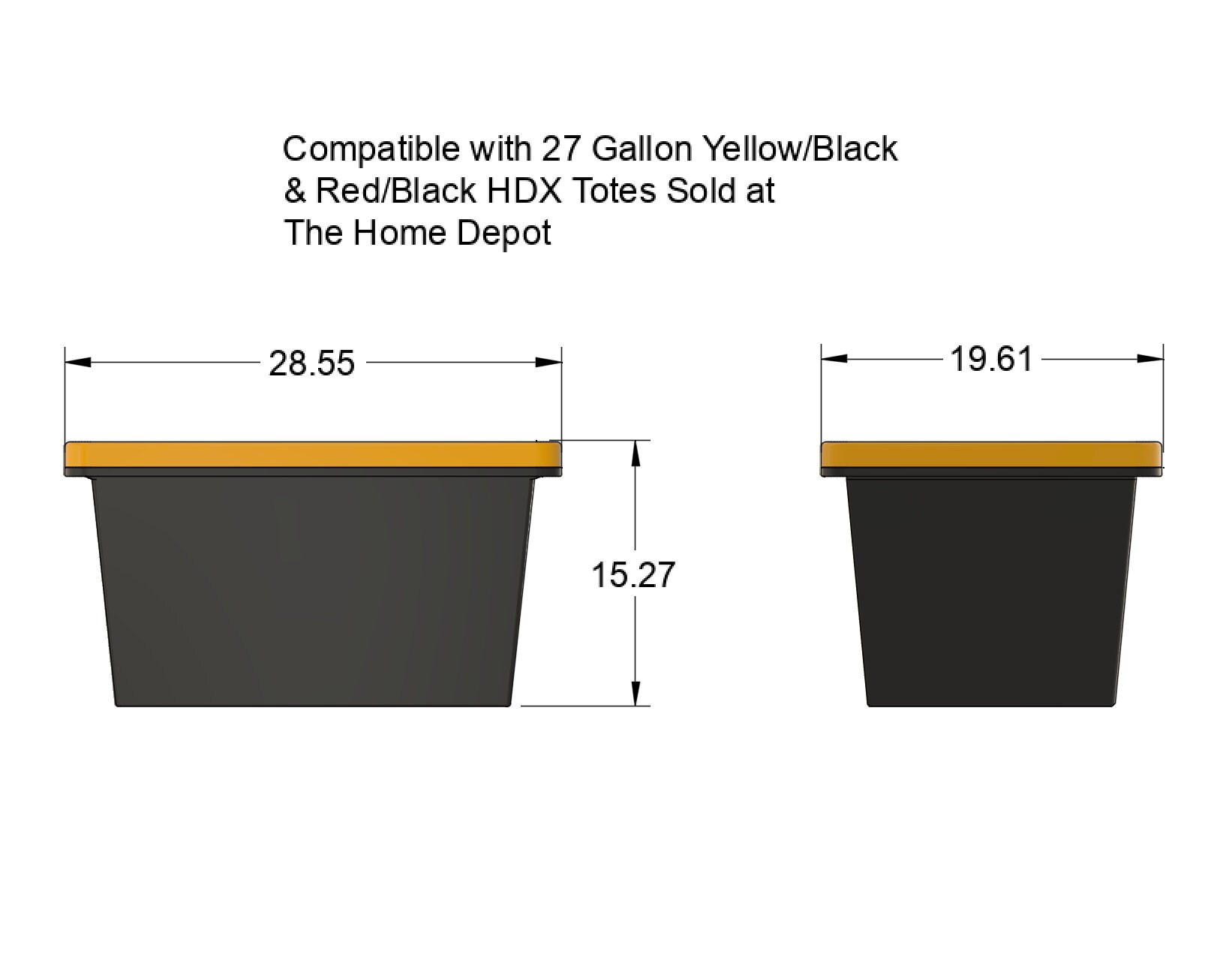 Garage Storage Plans for HDX 27 Gallon Tote Rack Plans. 27 Gallon Tote ...