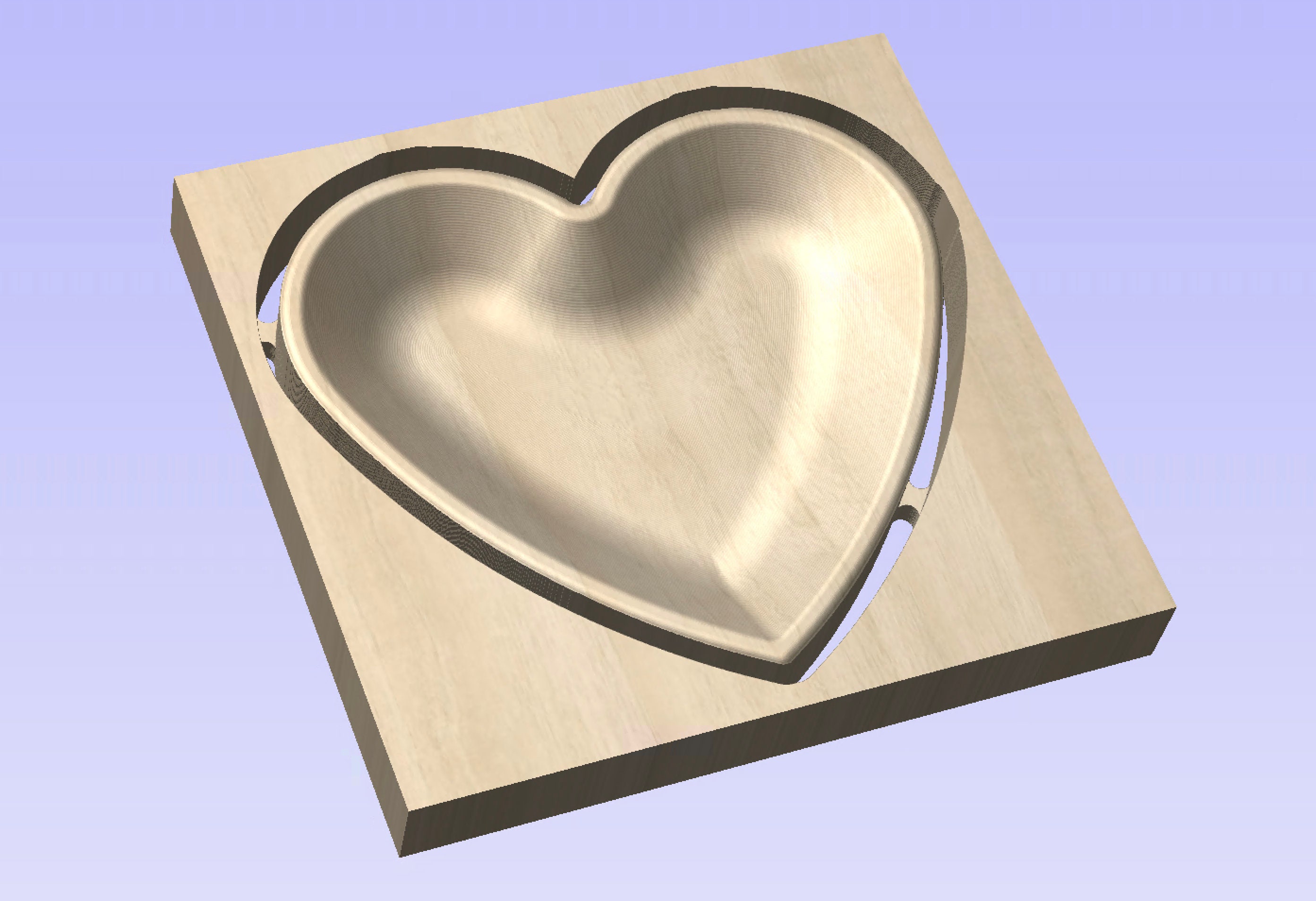 3d Heart Catchall Tray CNC Cut Files, Includes STL and CRV Files - Etsy