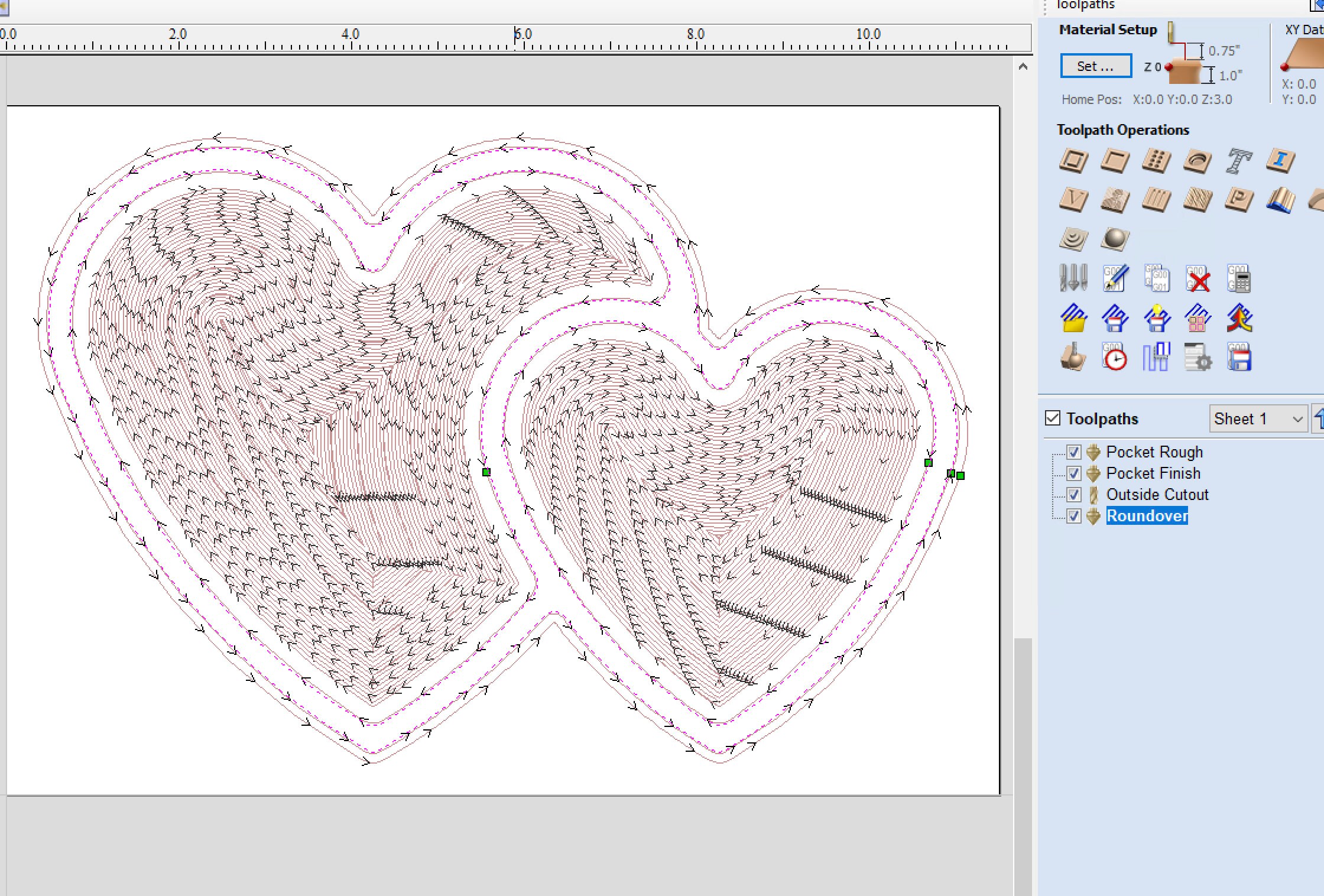 Heart Trays CNC Cut File Bundle - Etsy