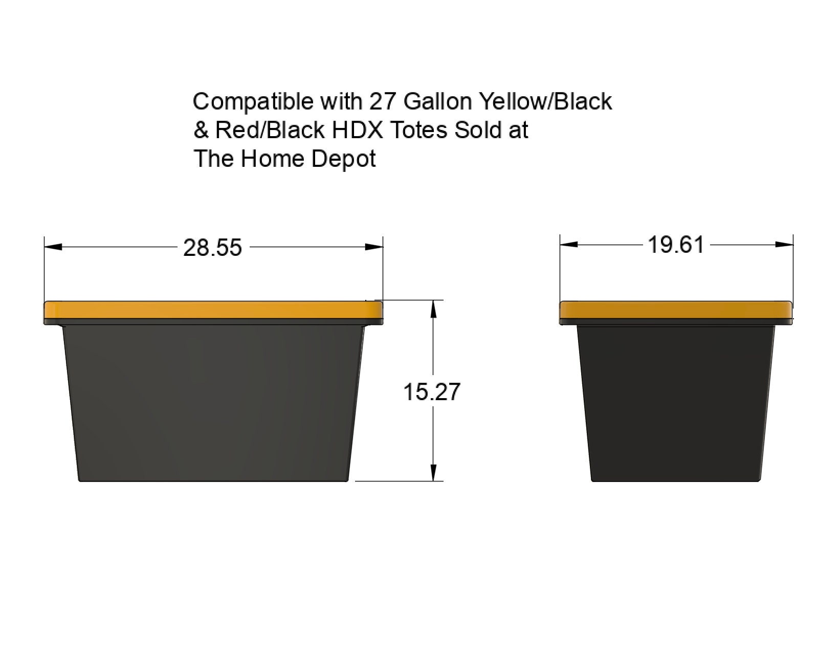 Garage Storage Plans for HDX 27 Gallon Tote Rack Plans. 27 Gallon Tote ...