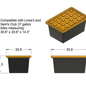 27 Gallon Tote Storage Workbench Plans. Tote Rack Garage Storage and ...