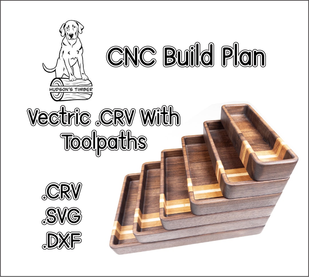 Wooden Valet Tray Plans. Cnc Vectric Vcarve Design Files - Etsy