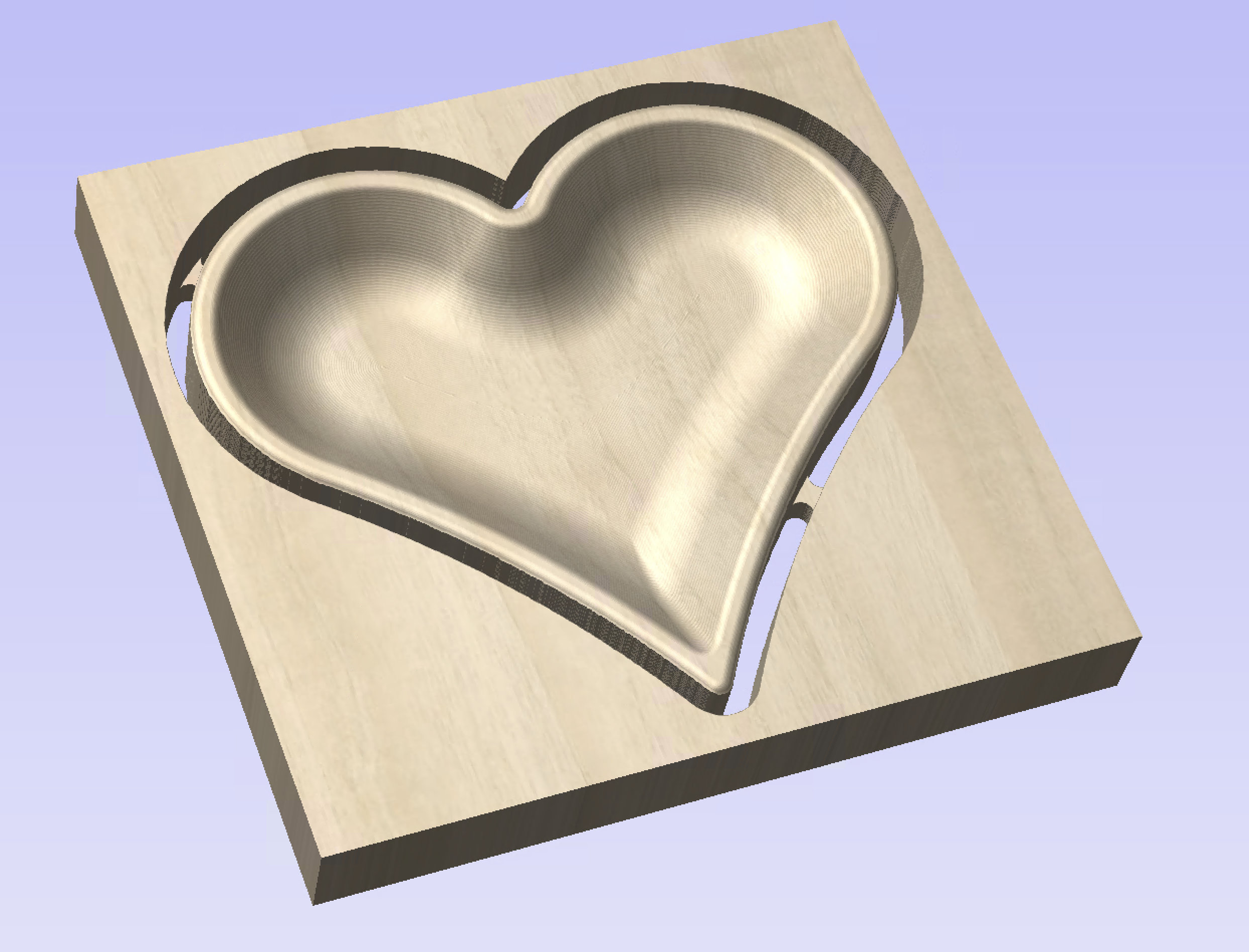 3d Heart Catchall Tray CNC Cut Files, Includes STL and CRV Files - Etsy