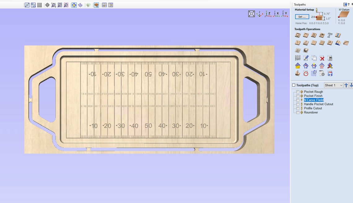 Football Field Serving Tray, Game Day Platter, Sports Fan Valet Tray - Etsy