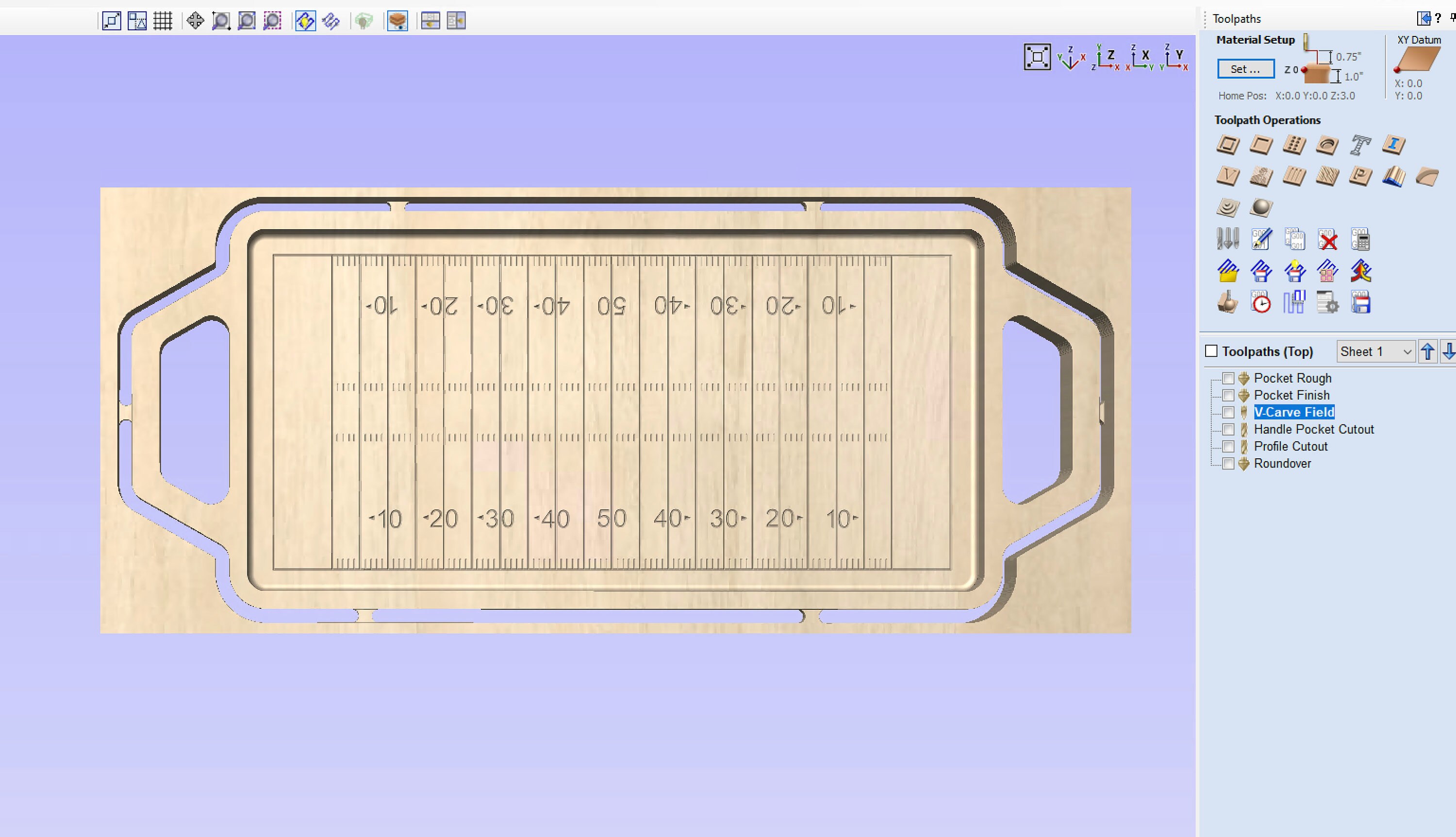 Football Field Serving Tray, Game Day Platter, Sports Fan Valet Tray - Etsy