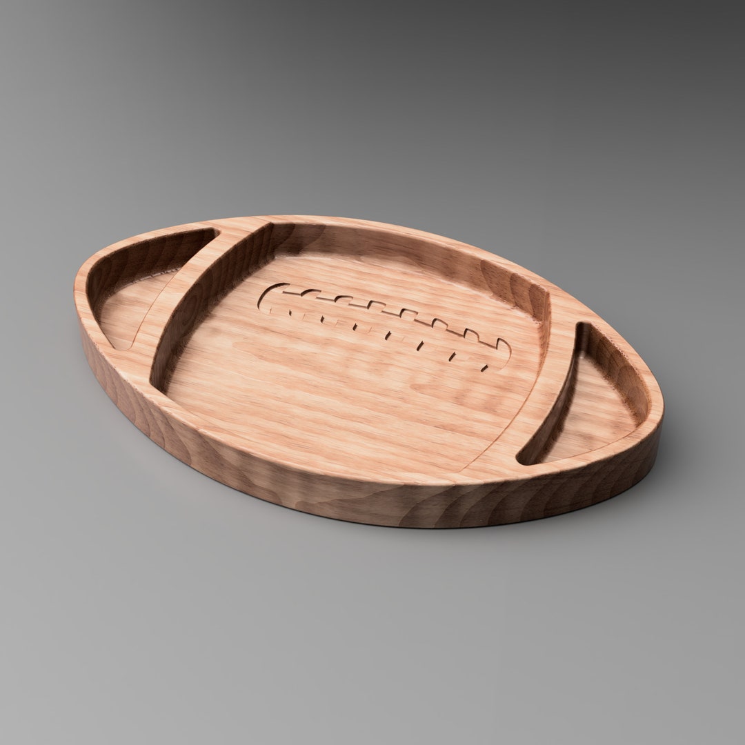 Football Design Catch All Tray CNC Cut Files - Etsy