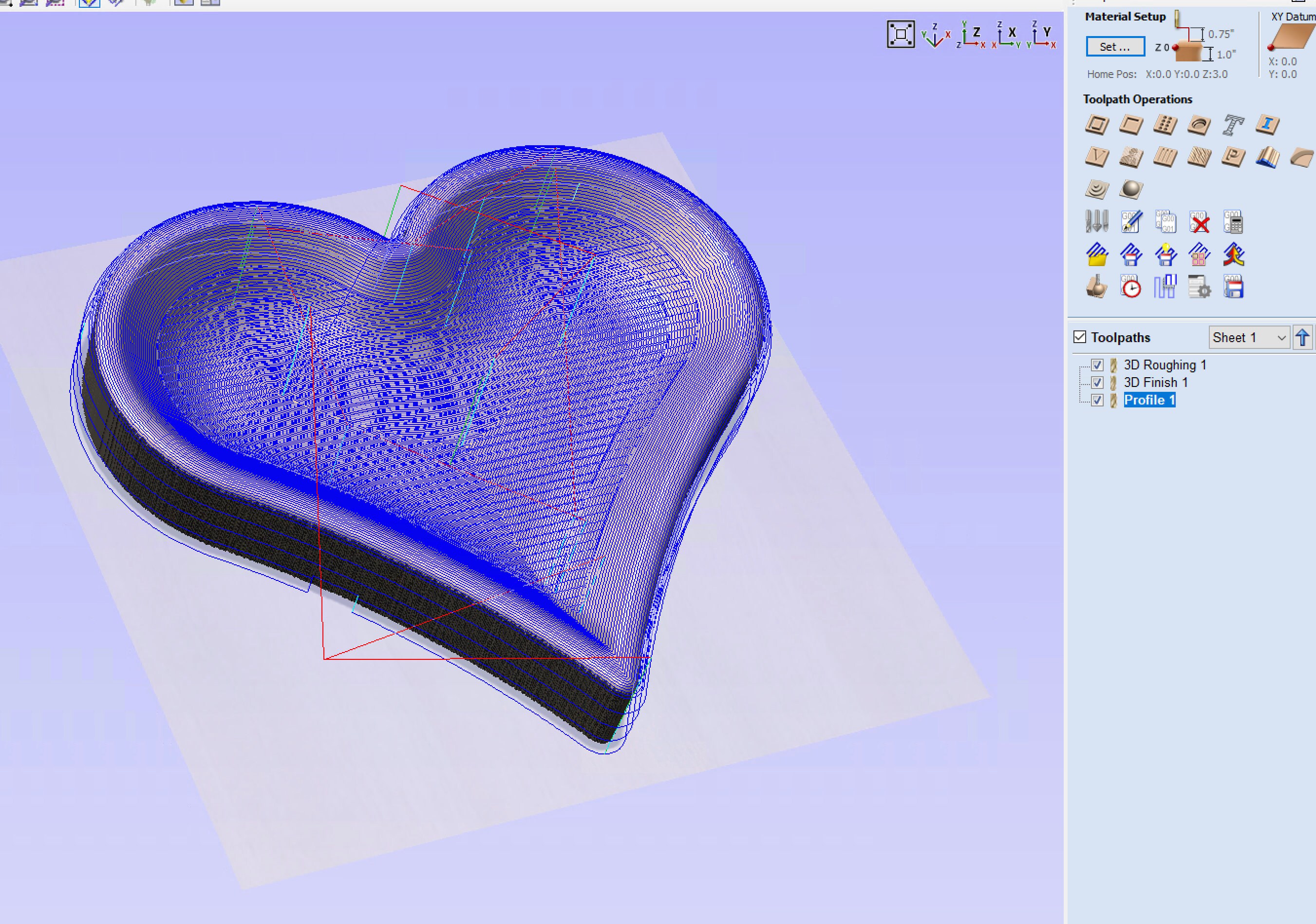 3d Heart Catchall Tray CNC Cut Files, Includes STL and CRV Files - Etsy