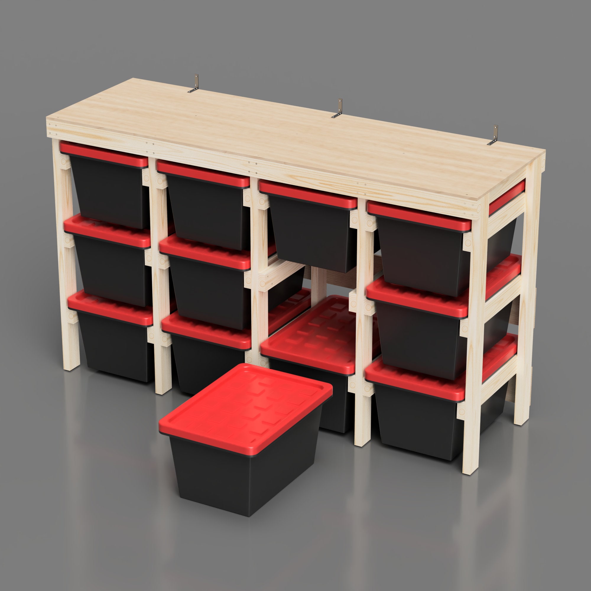 HDX 27 Gallon Tote Storage Rack Plans. 27 Gallon Tote Rack Plans ...