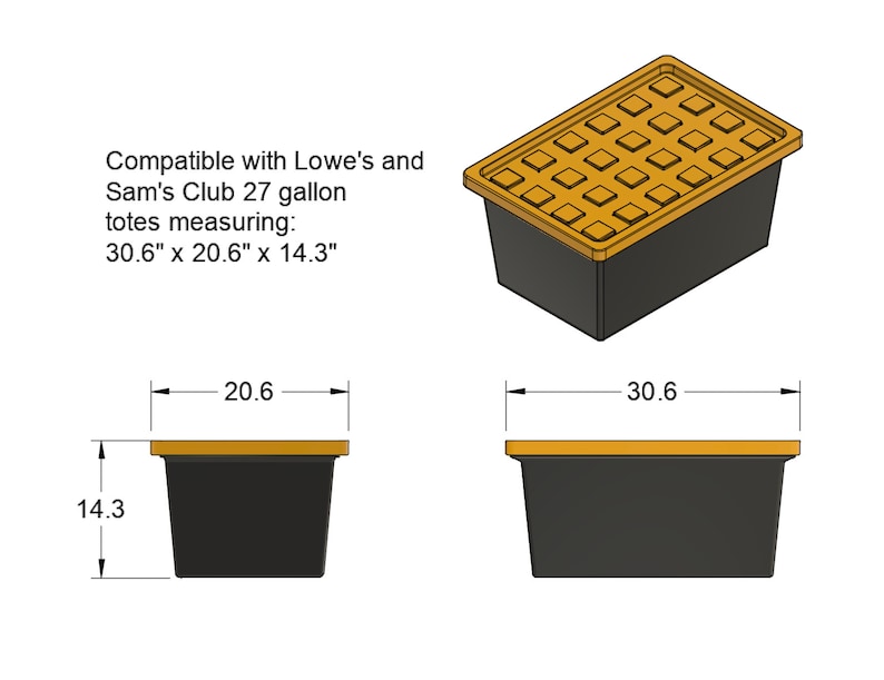 27 Gallon Tote Rack Plans. 20 Commander Tote Garage Storage Shelves ...