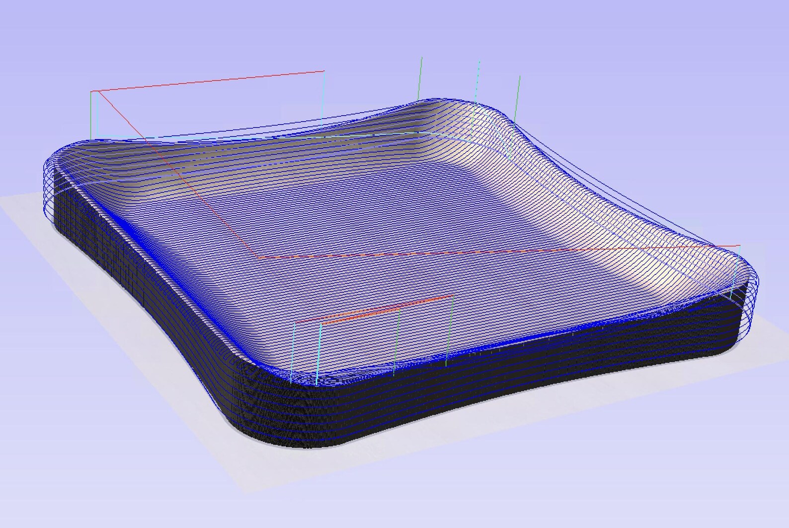 3D Valet Tray V2 - 3D STL and Vcarve CRV Files for CNC Routers ...