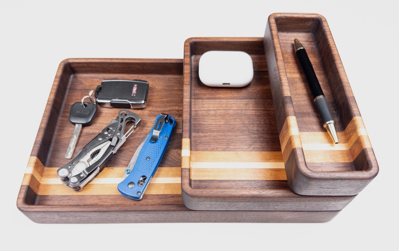 Wooden Valet Tray Plans. Cnc Vectric Vcarve Design Files - Etsy