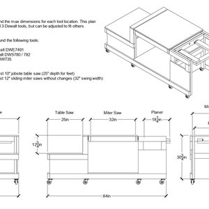 Flip Top Workbench Plans PDF. Table Saw Workbench, Flip up Planer ...