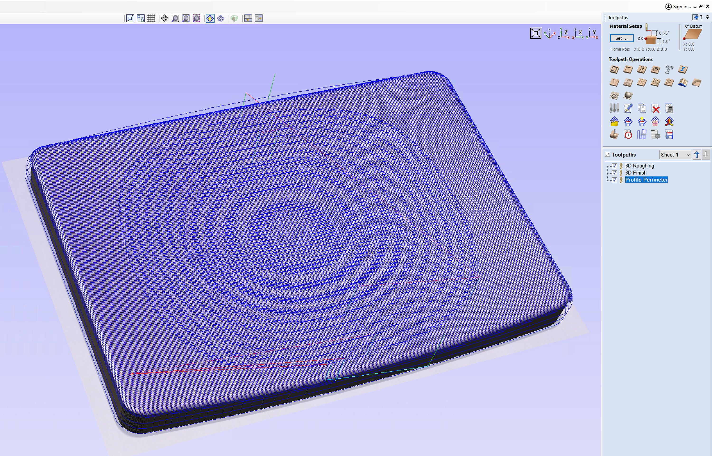 Curved Top Concave Valet Tray CNC Files. Vcarve Toolpaths Included - Etsy