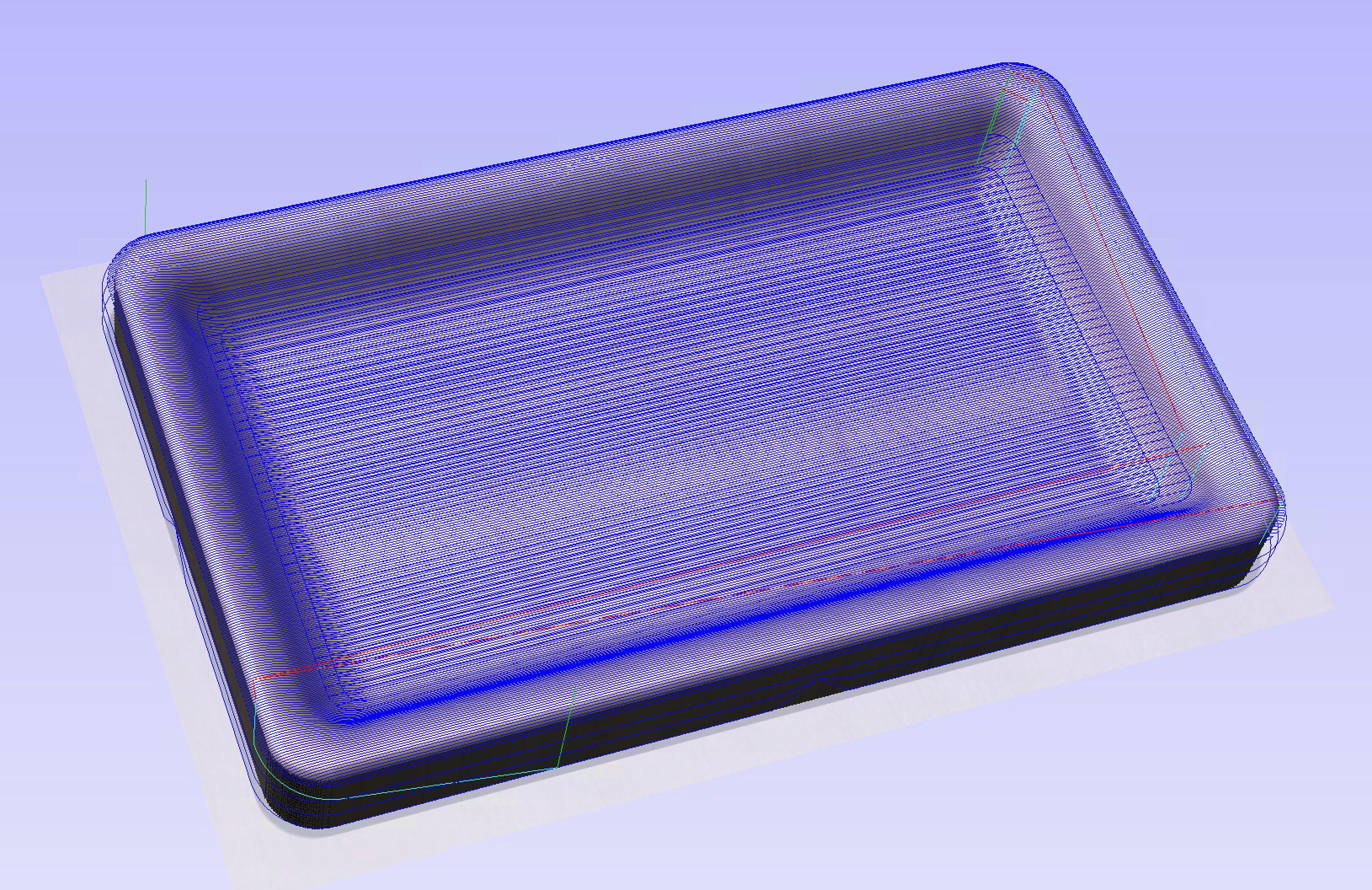 Deep Curve 3d Valet Tray CNC Cut Files, Catch All Tray, 3d Stl File ...