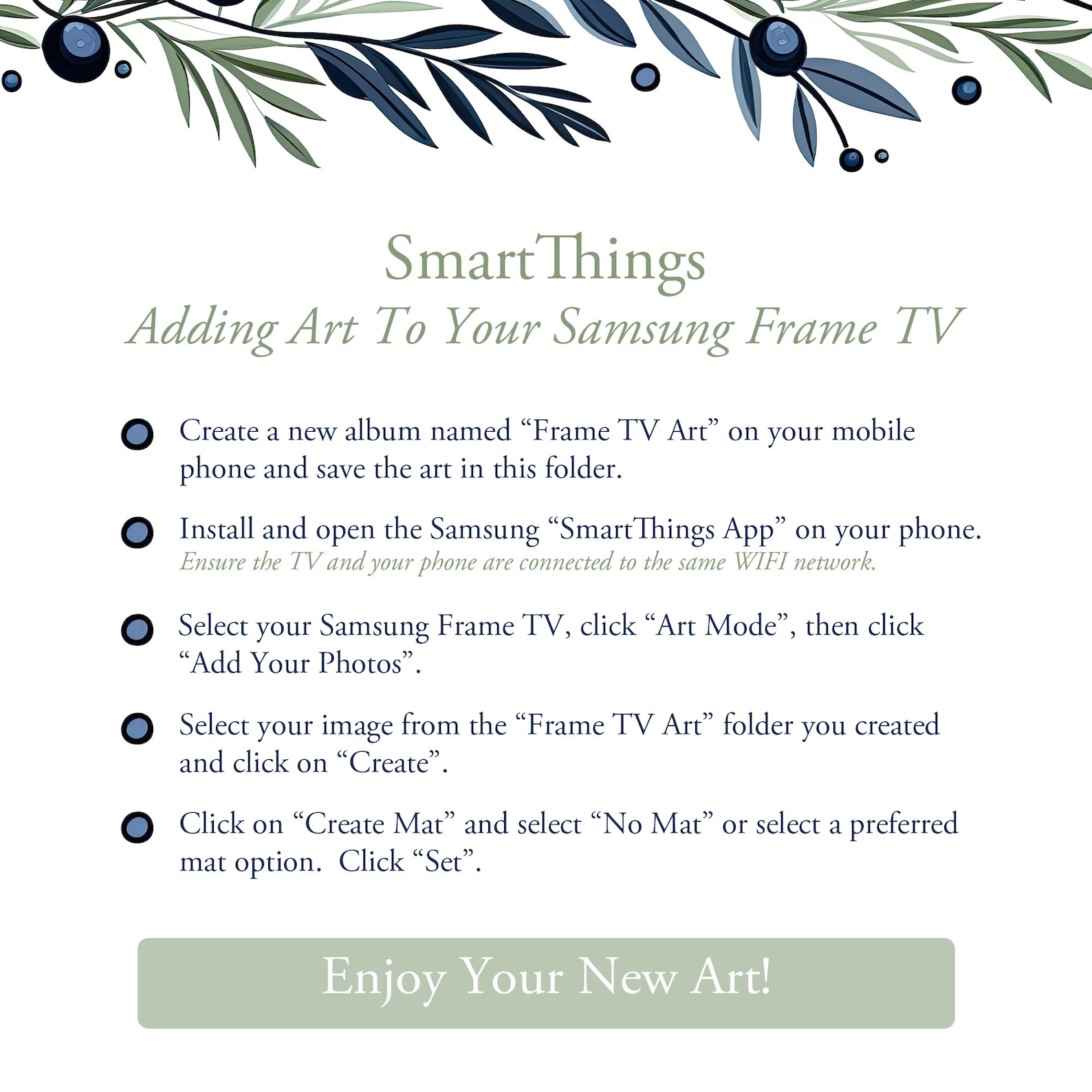 Flowers Samsung Frame TV Art, Hydrangea Floral for Frame TV, Blue Pink ...