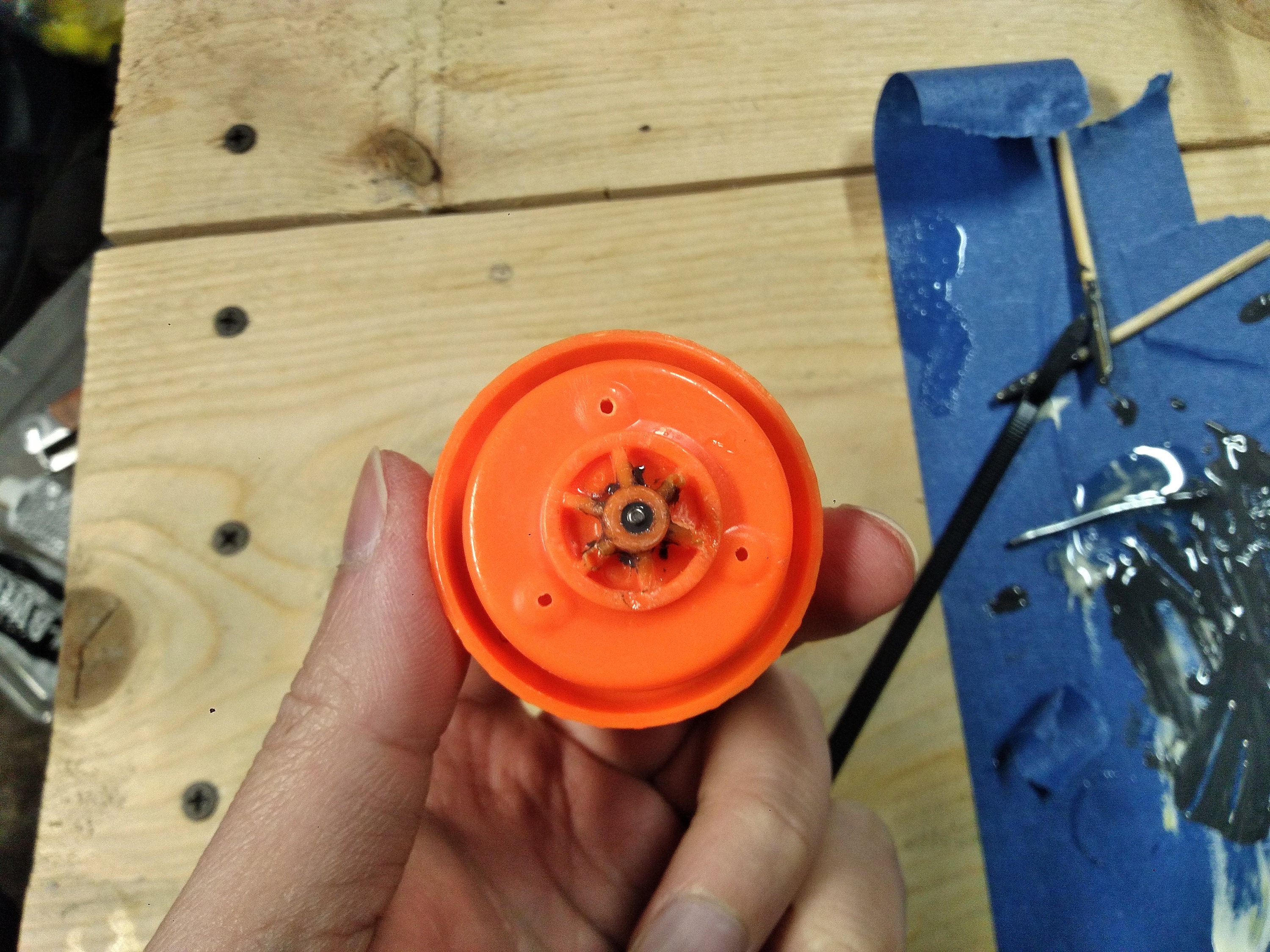 Nerf Fix Nemesis, Perses, Prometheus Broken Damaged Flywheel-easy Diy ...