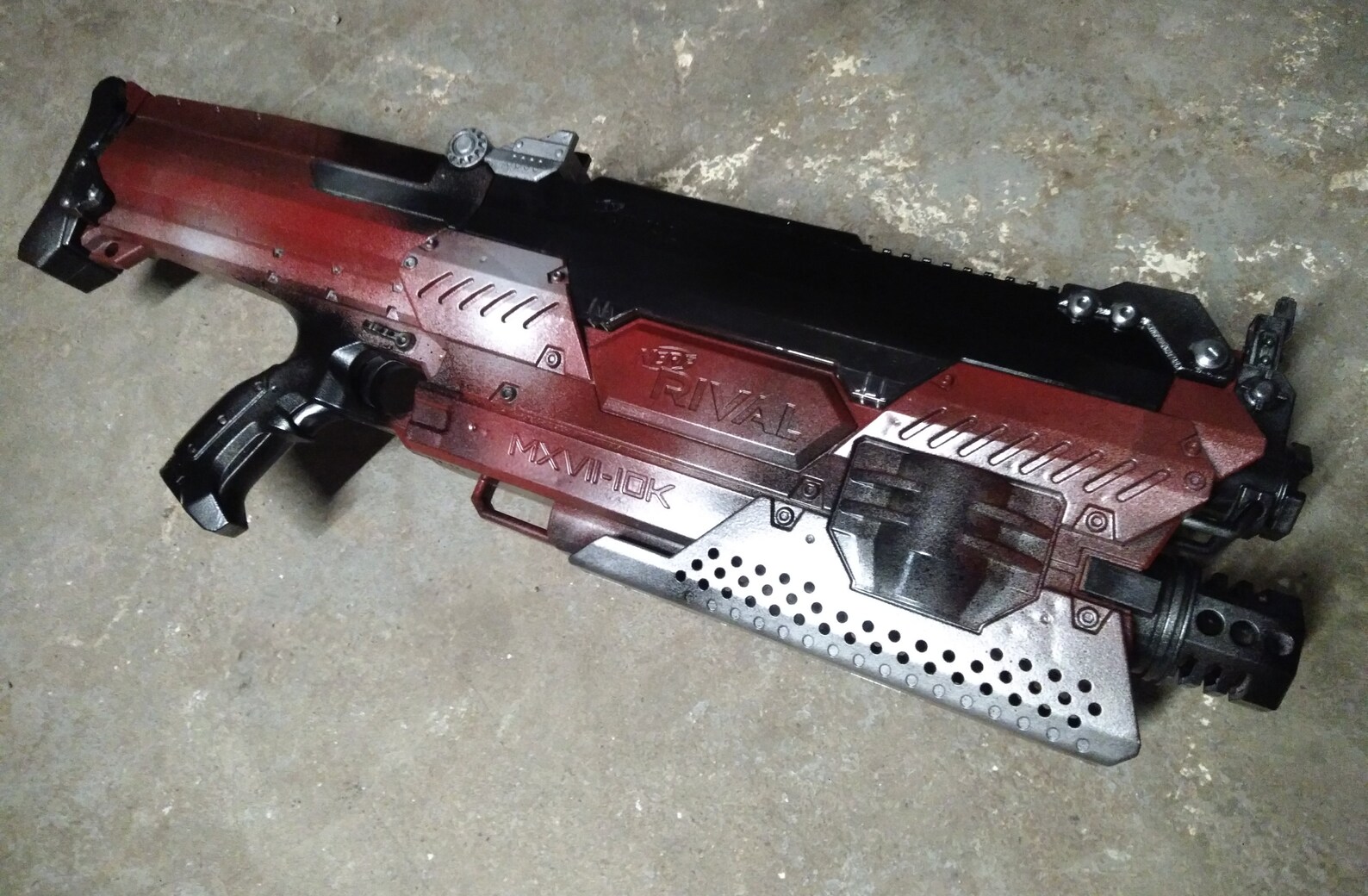 Nerf Rival Nemesis 3s Lipo Power, Neo Worker Mod, Foam Blaster Mod ...