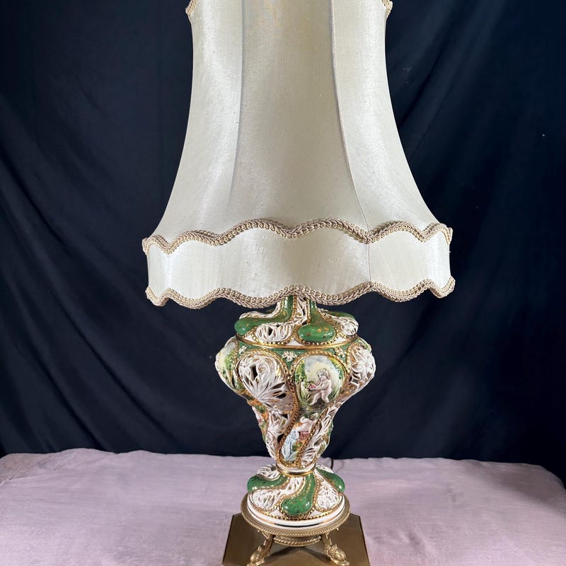 Capodimonte Lamp - Etsy