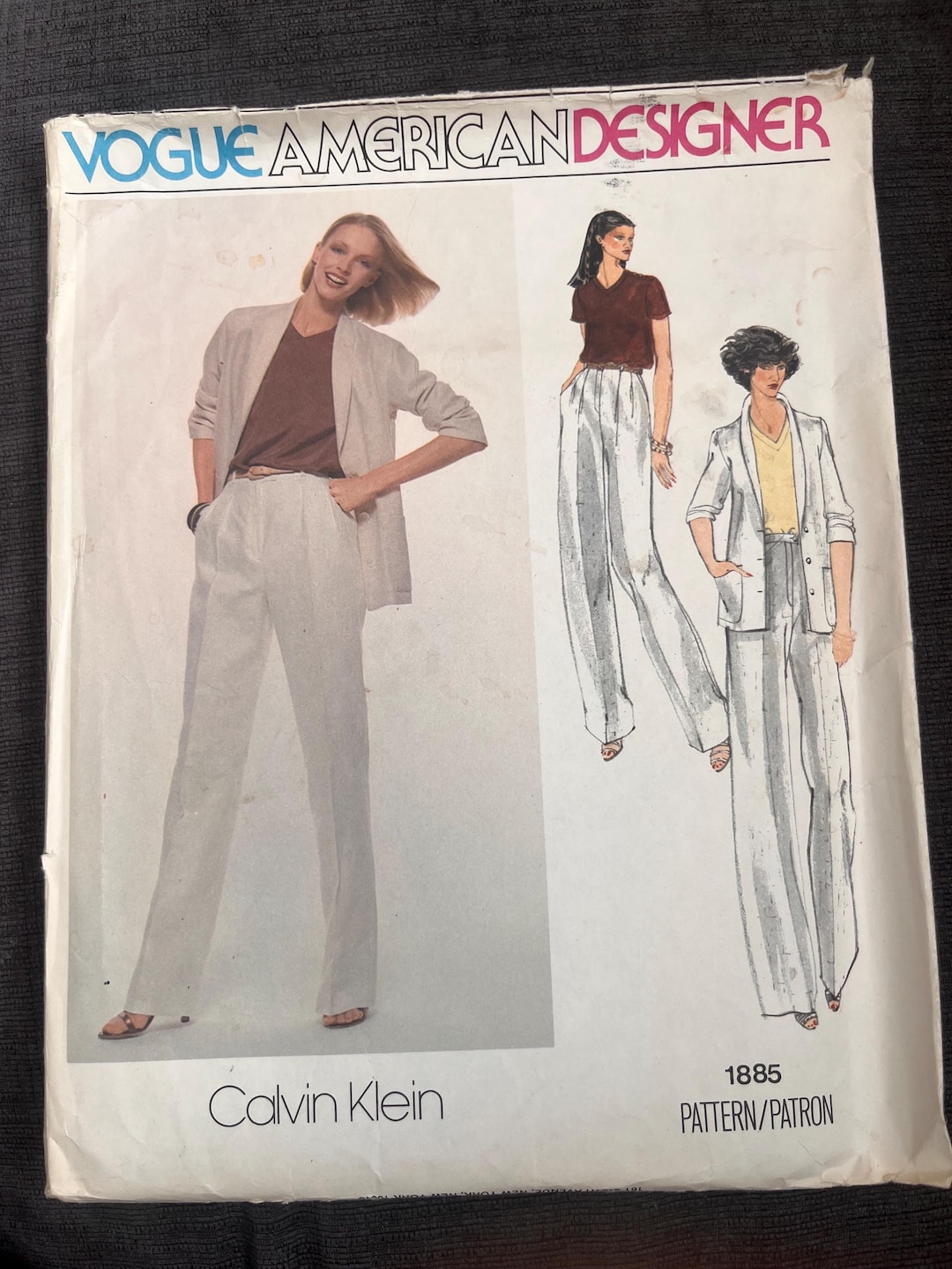 Vogue American Designer | Vintage Sewing Pattern | Vogue 1885 ...