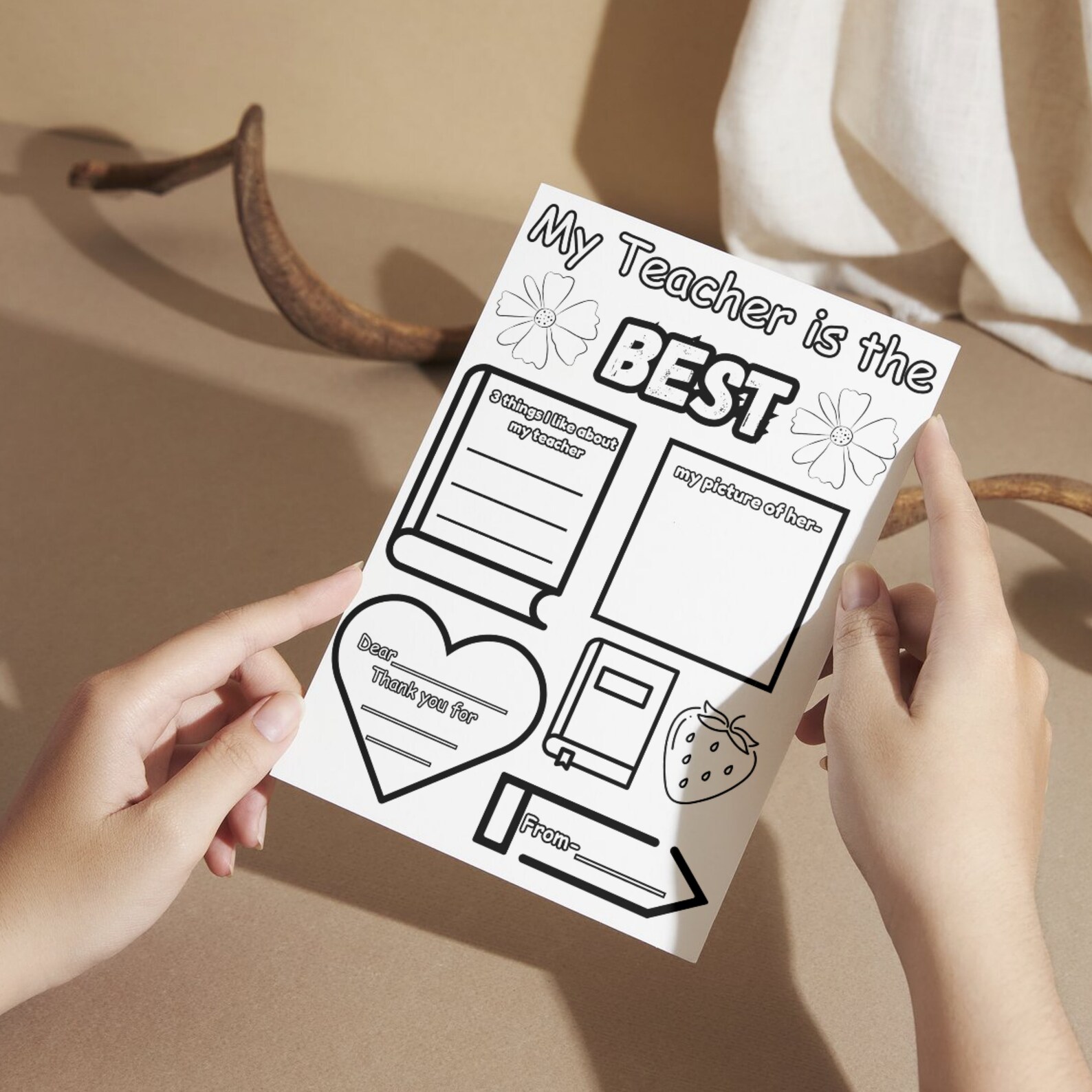 Teacher Appreciation Coloring Pages Printable,best Teacher Card Thank ...