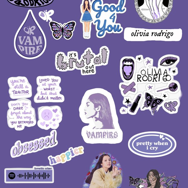 Olivia Rodrigo Posters Paper - Etsy