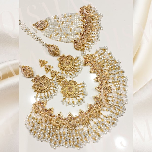 Pakistani Bridal Jewelry Set - Etsy