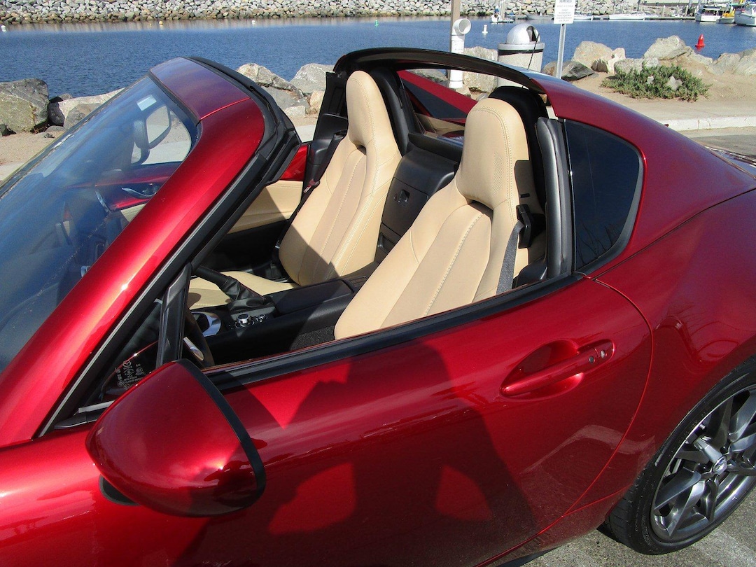 Mazda Miata MX-5 ND Beige Faux Leather Seat Covers (2015-2023) - Etsy