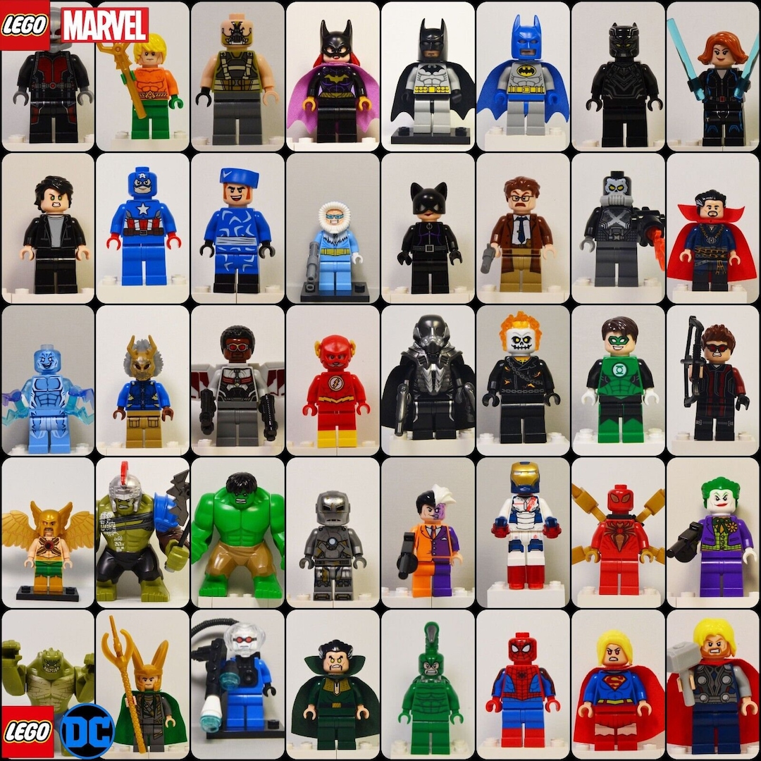 Lego Superheroes Minifigure Random Mystery (1 Figure per Order) Marvel ...