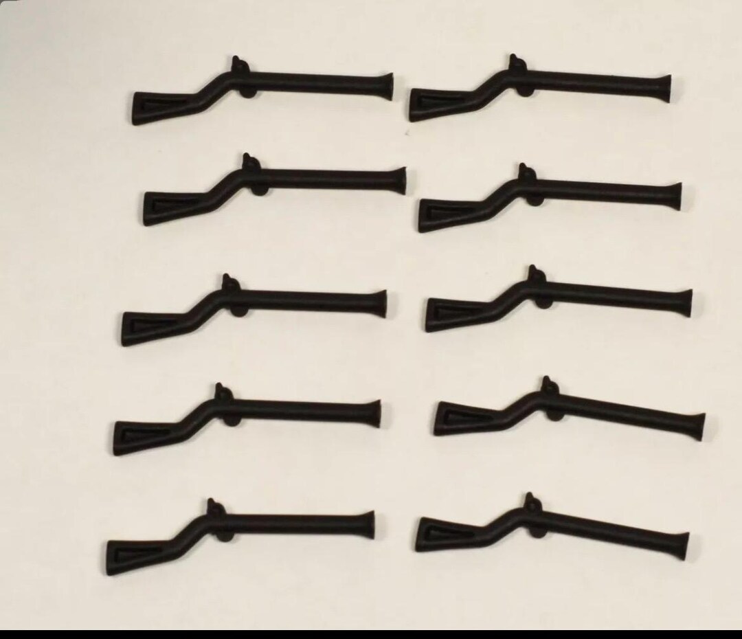 Lego Minifigure Weapon Flintlock Rifle Lot of 10 Authentic Bulk Castle ...