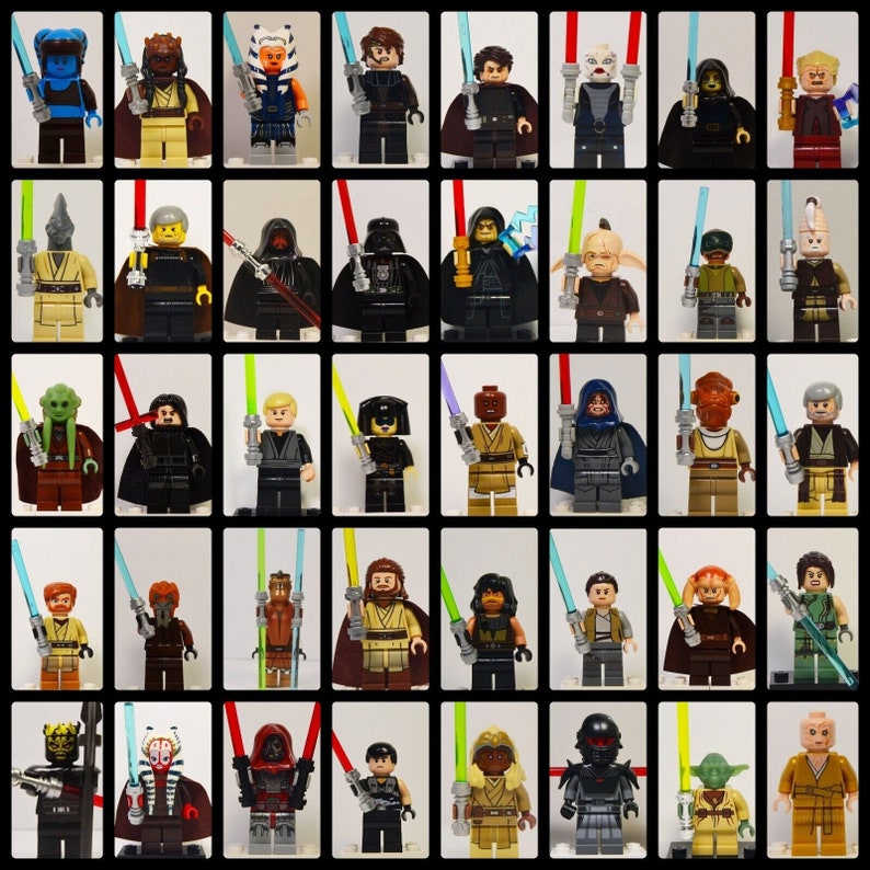 Lego Star Wars Jedi/sith Minifigure Blind Bag Authentic (1 Figure per ...