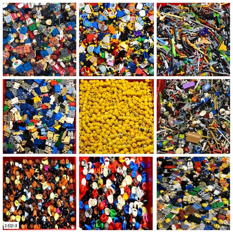 Lego Minifigure Parts Lot (you Pick) Hair Torso Legs Helmet Hat Bulk ...