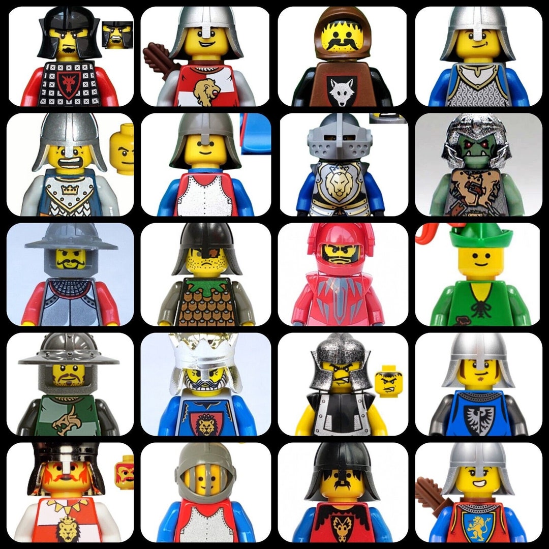 Lego Castle Knight Minifigure blind Bag Mystery Fantasy Lion Dragon ...