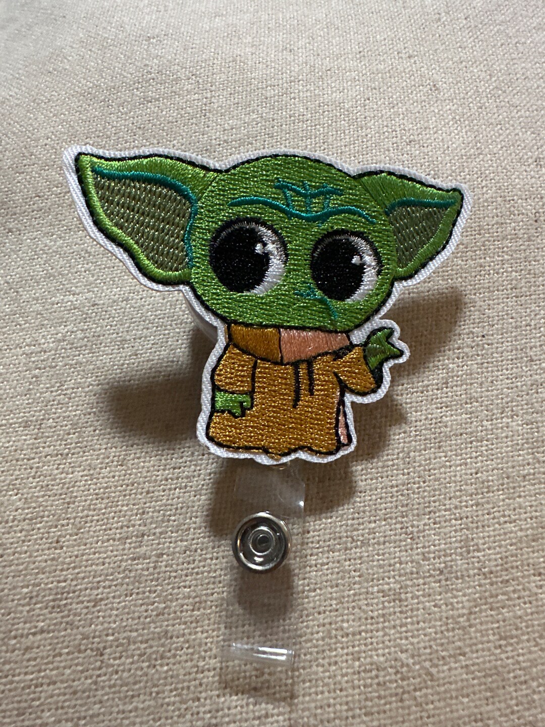 Baby Yoda Badge Reel - Etsy