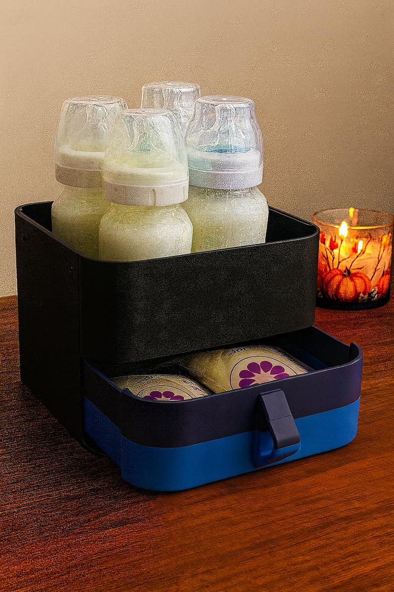 Baby Bottle Organizer 3D Print STL | Fridge Storage (digital Download ...